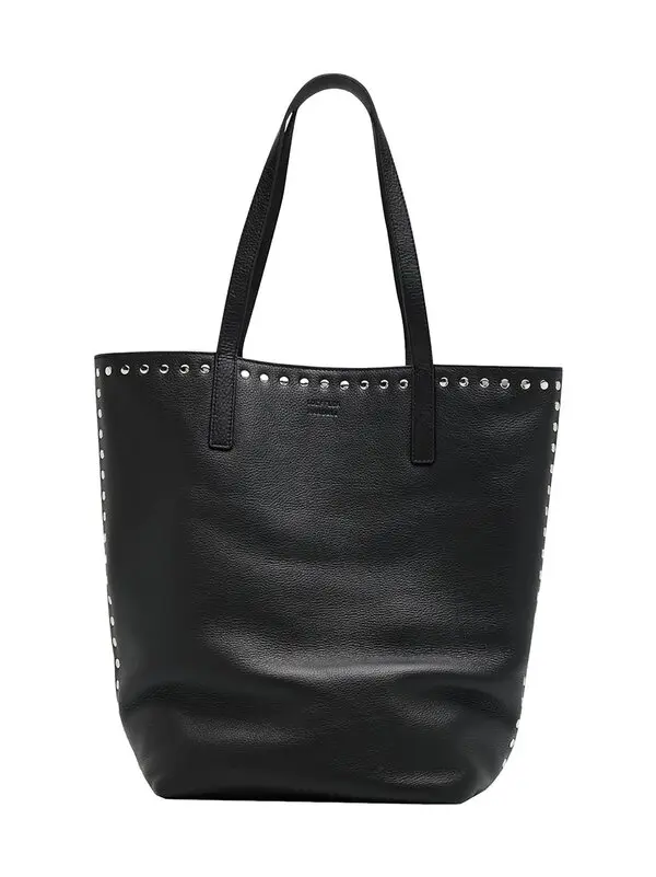 LOEFFLER RANDALL Walker Studded Leather Tote Bag - Black
