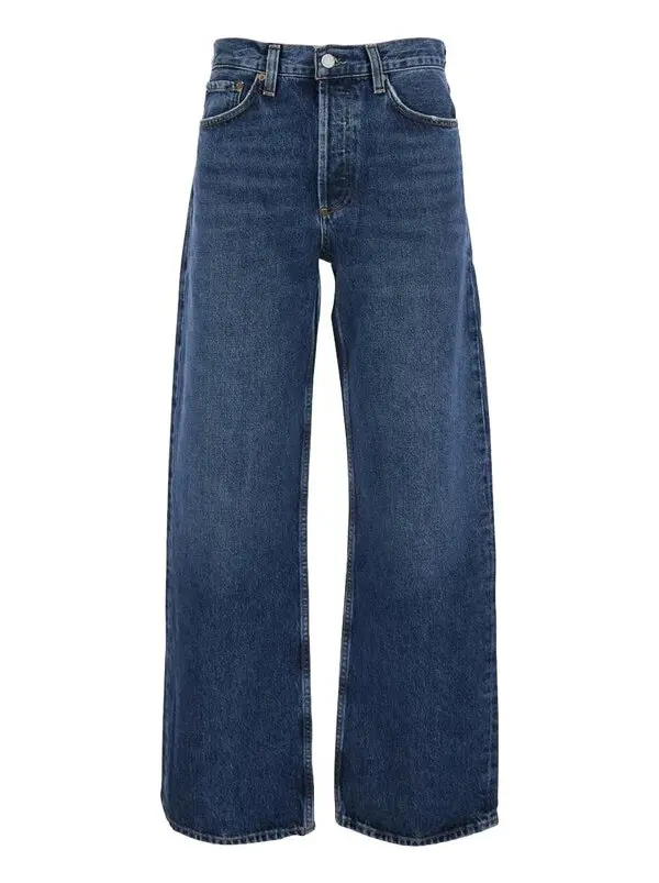 AGOLDE Arc Wide Leg Jeans - Blue