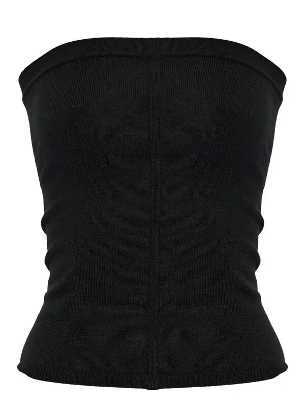 Rick Owens Strapless Top - Black