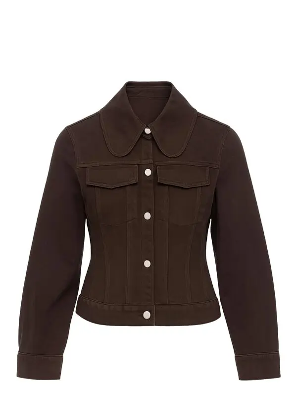BY MALENE BIRGER Villies Denim Jacket - Brown