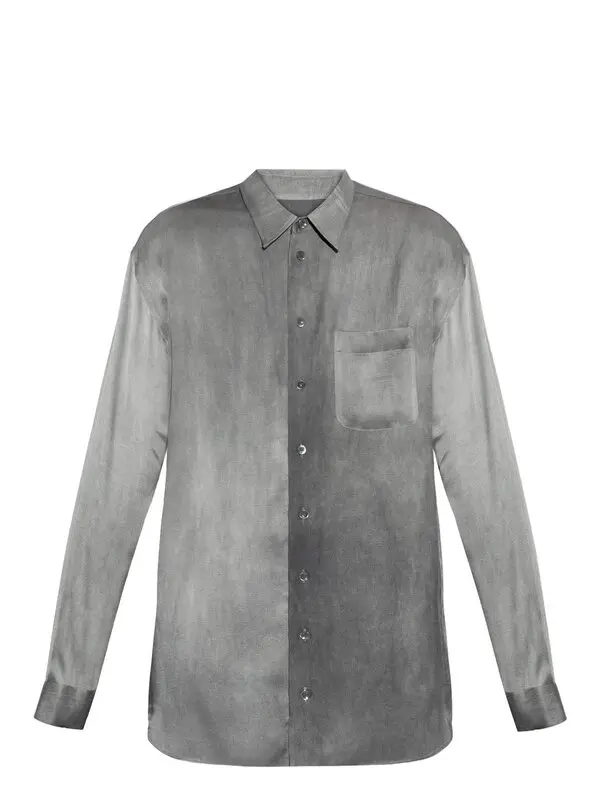 Giorgio Armani Shirt With Pocket - Grey