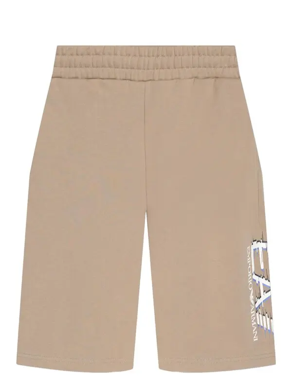 EA7 Shorts With Logo - Beige