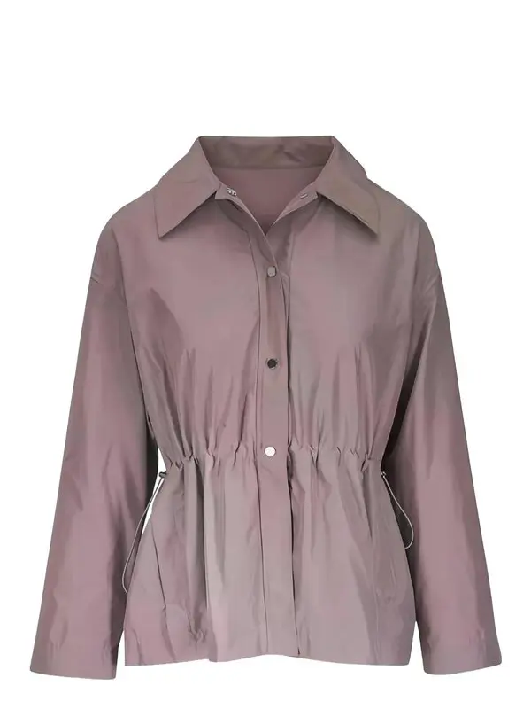 Lafayette 148 New York Collared Drawstring Jacket - Neutrals
