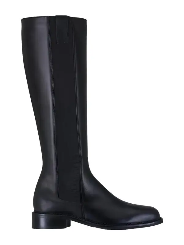 La Canadienne Panelled Knee-high Boots - Black