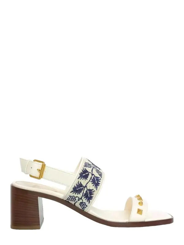 Valentino Garavani 60mm Rockstud Sandals - White