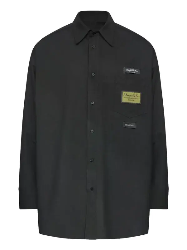 MAISON MARGIELA Long-sleeved Shirt - Black