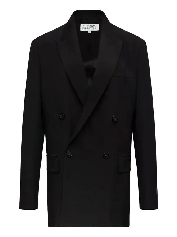 MAISON MARGIELA Double-breasted Jacket - Black