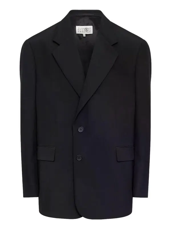 MAISON MARGIELA Button-up Blazer - Black
