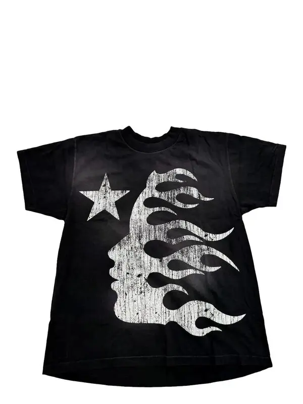 HELLSTAR Star Graphic T-shirt - Black