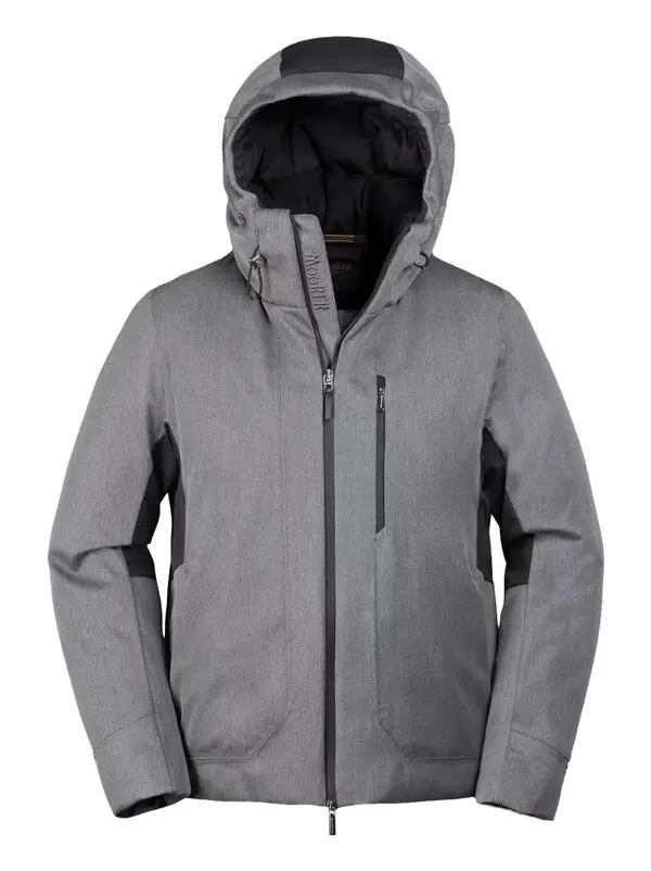 MOORER Nuvolau Zip-up Jacket - Grey