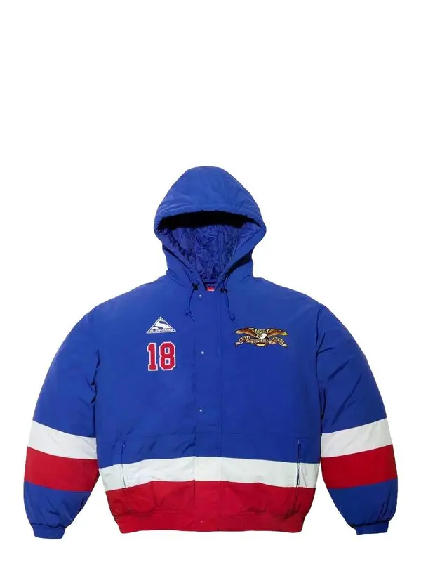 Supreme Antihero® Stadium Hooded Jacket - Blue