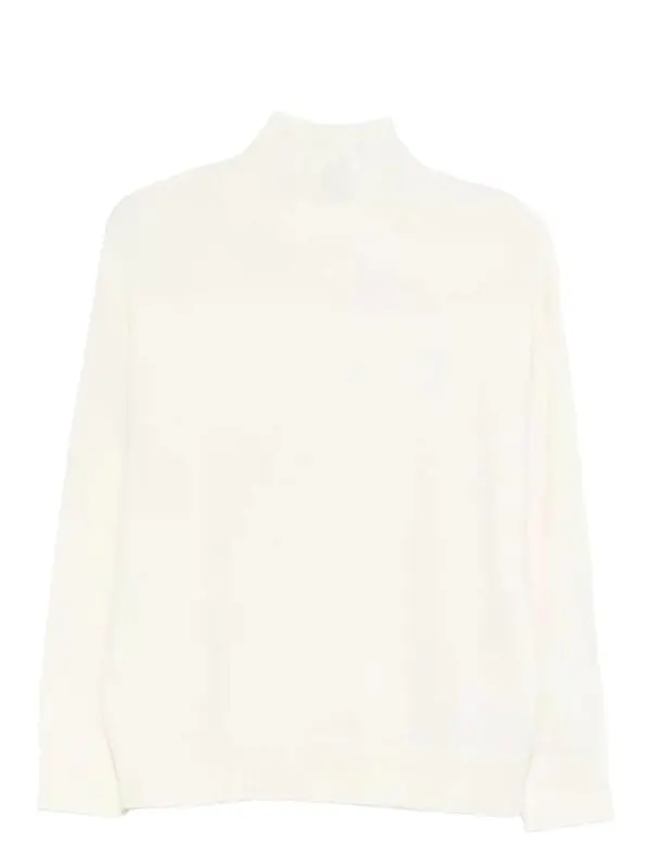 IVORY PARIS Funnel-neck Sweater - Neutrals