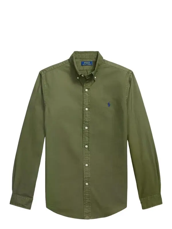 Polo Ralph Lauren Long-sleeves Cotton Shirt - Green