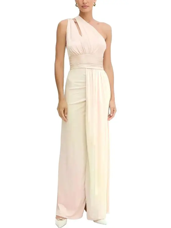 Guess X Marciano One-shoulder Cut-out Maxi Dress - Neutrals