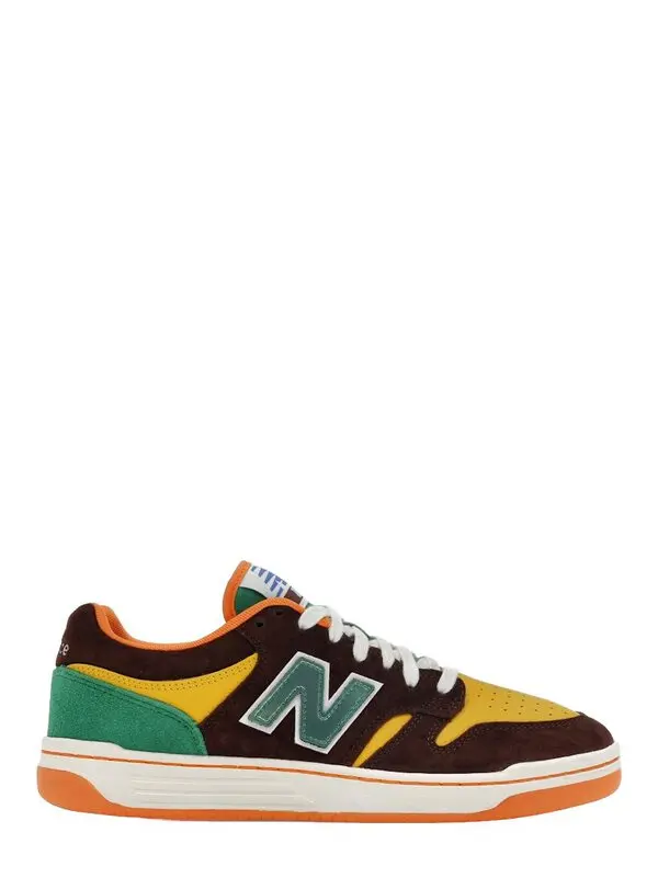 NEW BALANCE Numeric 480 Rukus Mallard Duck Sneakers - Brown/yellow