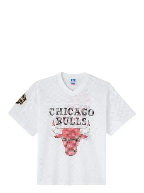 OVO Nba Chicago Bulls Mesh Jersey - White
