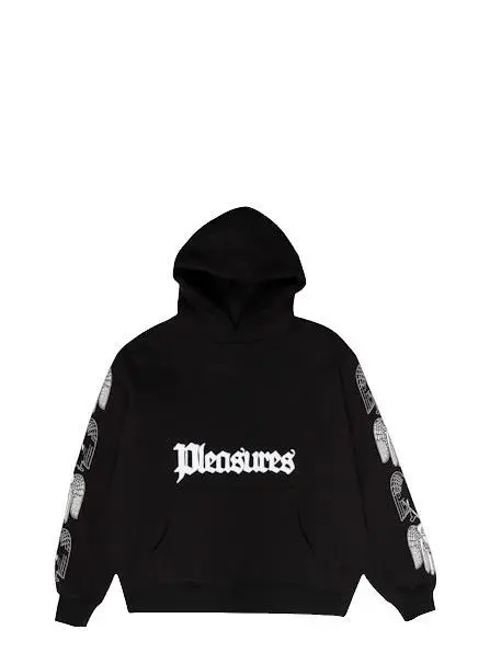 PLEASURES Angel Demon Hoodie - Black