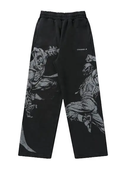 YOUNGLA X Batman Legends Joggers - The Battle Black