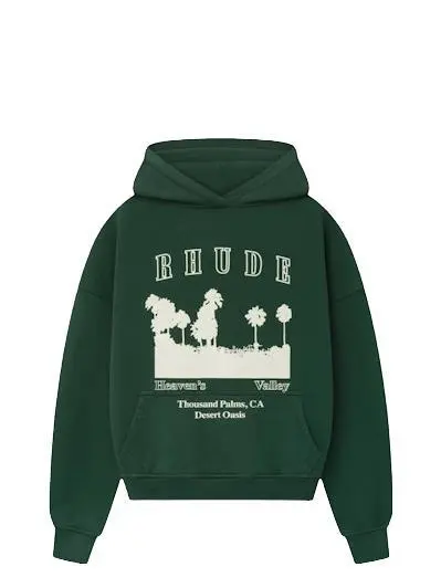 Rhude Thousand Palms Hoodie - Green
