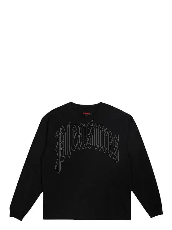 PLEASURES Twitch Long Sleeve Shirt - Black