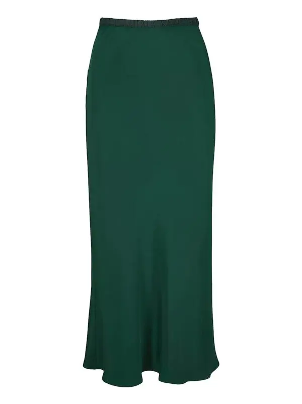 PETER COHEN Straight Hem Skirt - Green