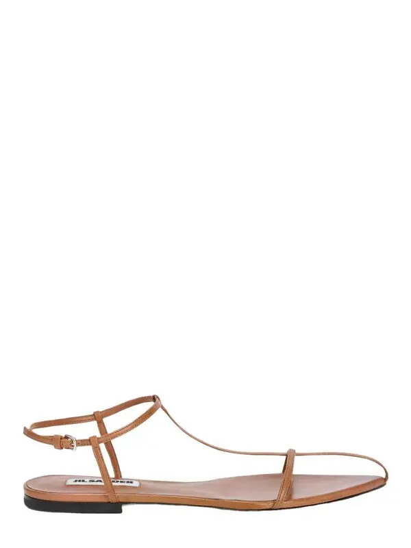 JIL SANDER Cage Sandals - Brown