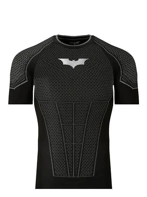 YOUNGLA X Batman Compression Tee Shirt - Black