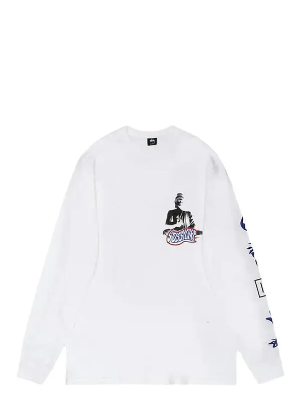 StÜssy Buddha Long-sleeve T-shirt - White