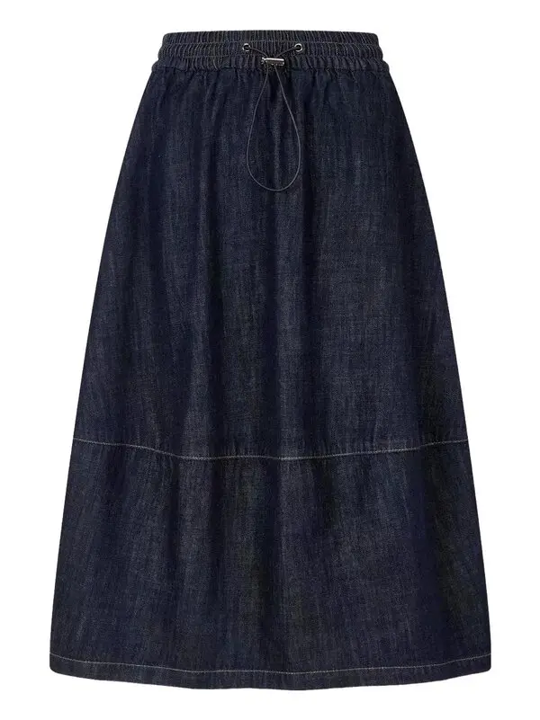 STUDIO TOMBOY Elasticated-waistband Skirt - Blue