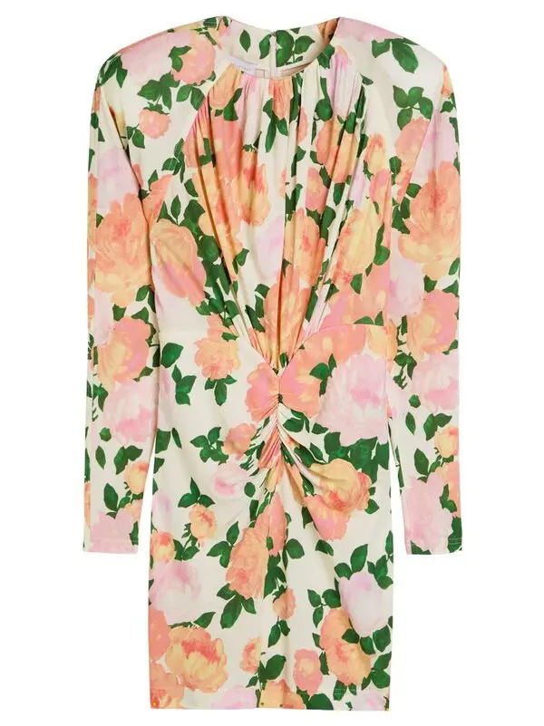 Stella McCartney Floral-print Crepe-jersey Mini Dress - Multicoloured 1