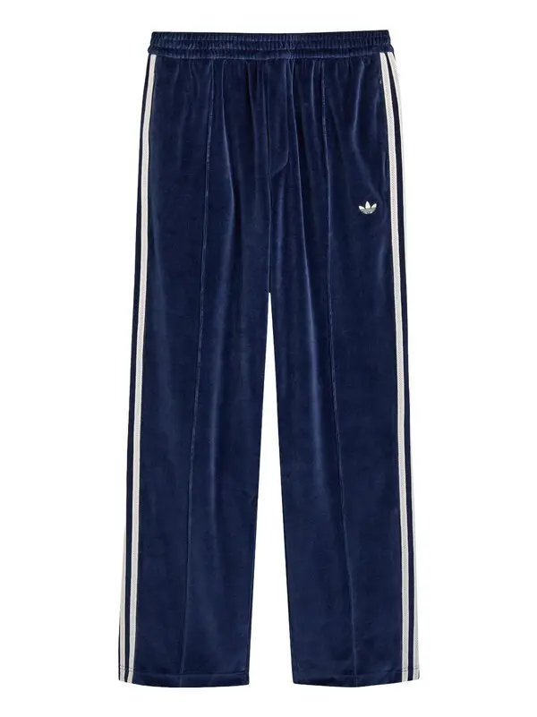 WALES BONNER Adidas X Straight-leg Velour Track Pants - Navy