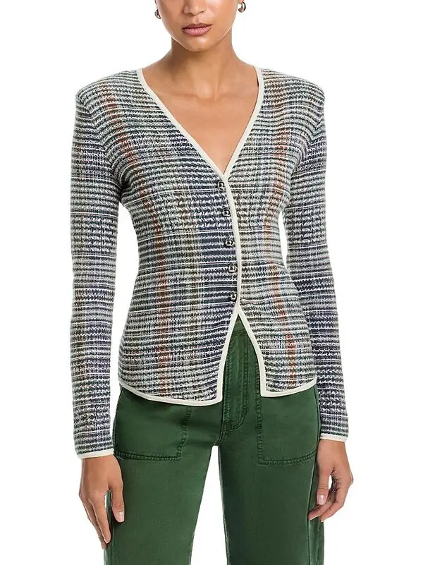 Veronica Beard Nadialine Knit Jacket - Dark Hunter