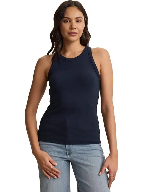 Velvet By Graham & Spencer Cruz Tank Top - Blue / Navy