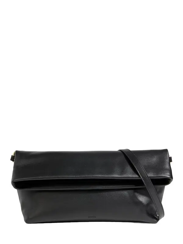 Simkhai Phoenix Leather Shoulder Bag - Black
