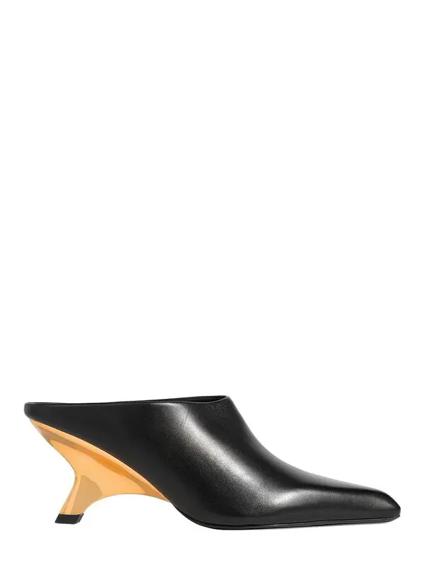 Simkhai Leather Mules - Black