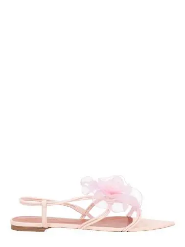 NENSI DOJAKA Nappa Leather Thong Sandals - Pink