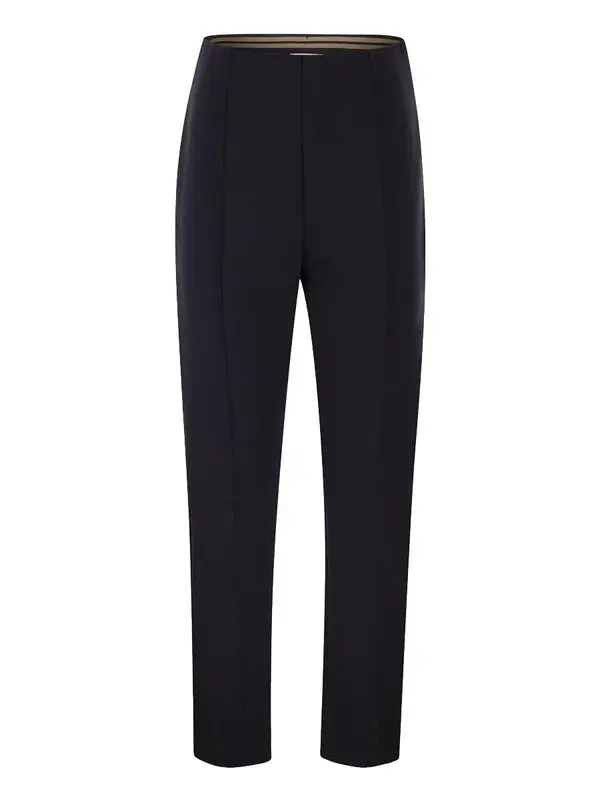 Max Mara Mxppergola Slim-fit Trousers - Night Blue