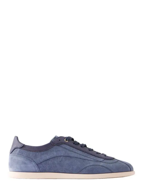 Brunello Cucinelli Leather Low-top Sneakers - Blue