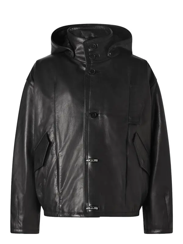 Enfants Riches Déprimés Malcolm Leather Jacket - Black