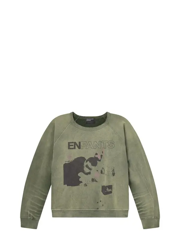 Enfants Riches Déprimés My Death My Life Sweatshirt - Green