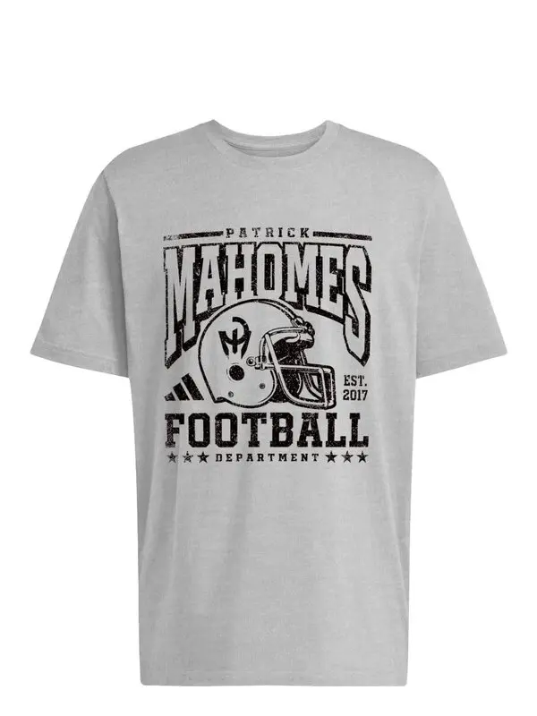 Adidas Patrick Mahomes Football Graphic T-shirt - Medium Grey Heather / Branded-add-m10