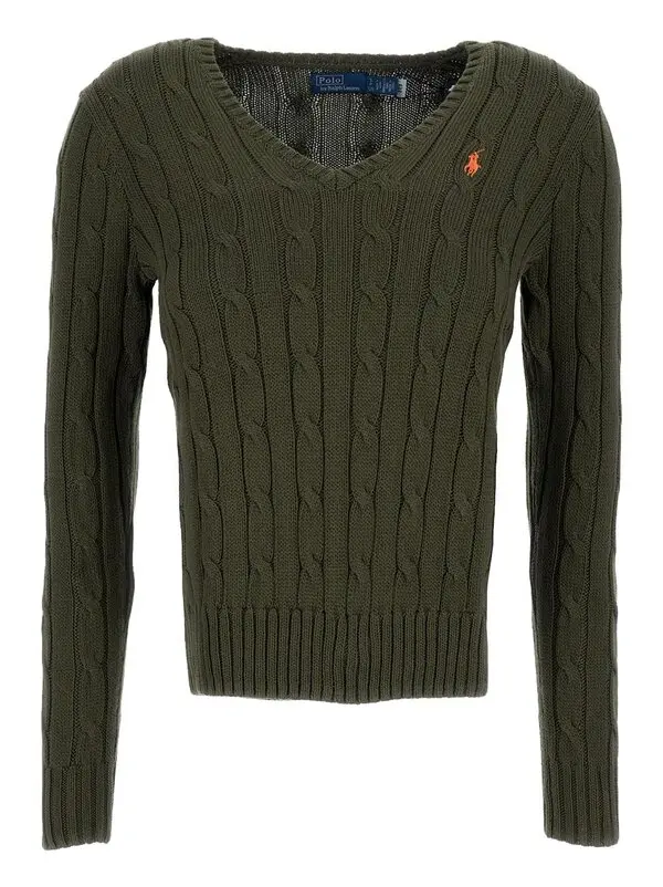 Polo Ralph Lauren Long Sleeve Cable-knit Pullover - Green