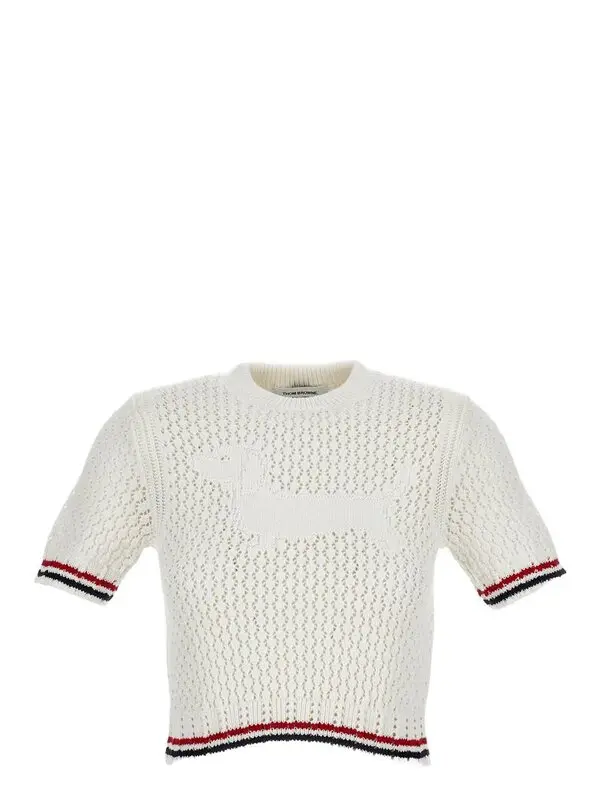 Thom Browne Knit T-shirt - White