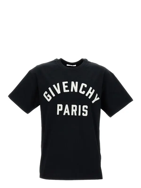 Givenchy Cotton Logo T-shirt - Black