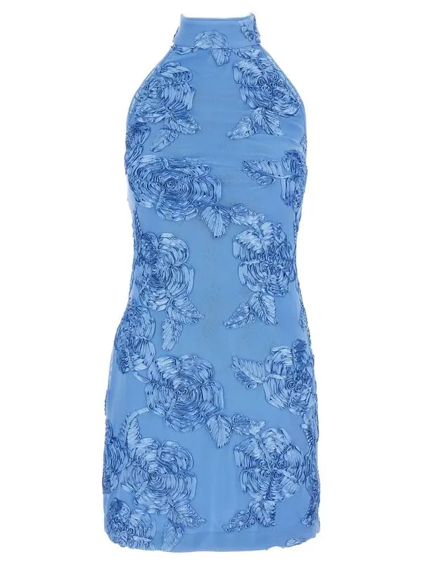 Remain Birger Christensen Short Dress - Sky Blue