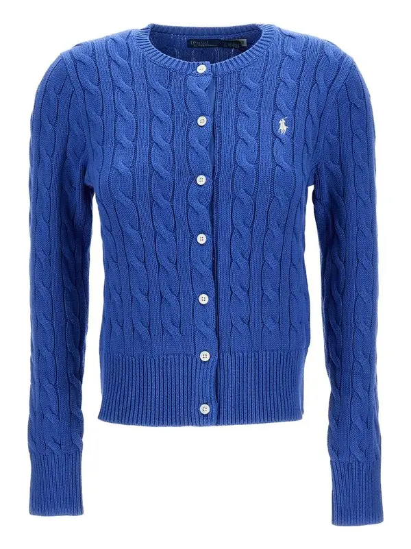 Polo Ralph Lauren Long Sleeve Cardigan - Blue