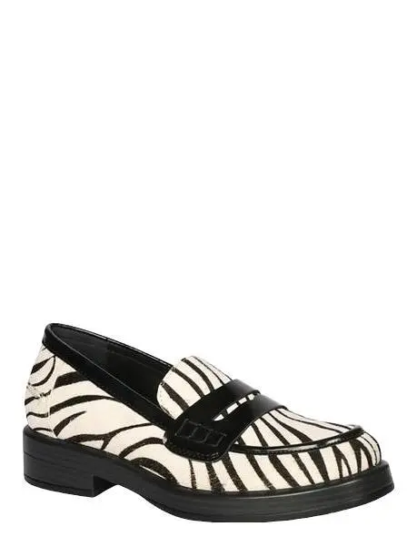 SAINT G Zuri Zebra Loafer - Black/white
