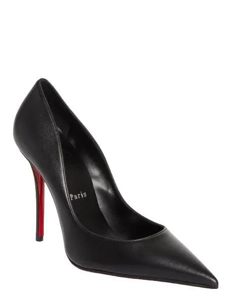 CHRISTIAN LOUBOUTIN Miss Z Pointed Toe Pump - Black/black