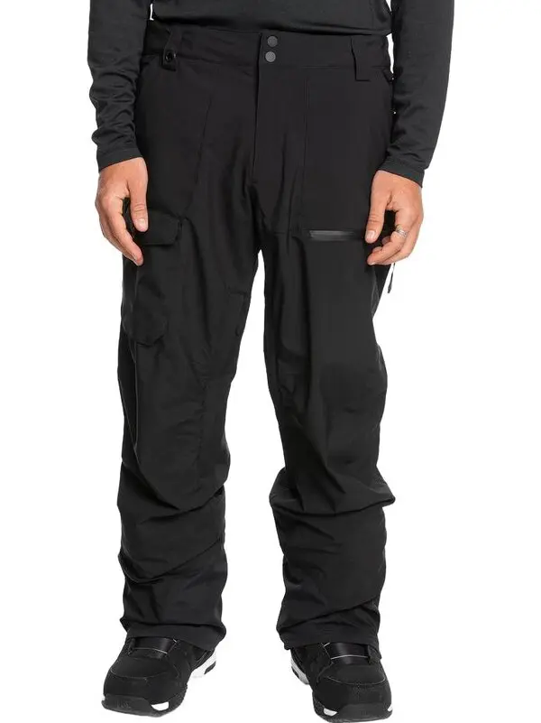 Quiksilver Utility Waterproof Snow Ski Pants - Black