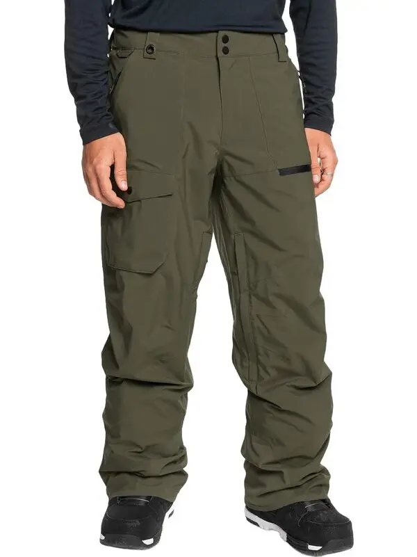 Quiksilver Waterproof Insulated Ski Pants - Grape Leaf